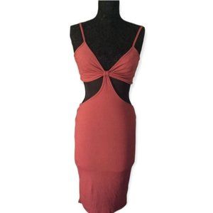 Madrag | Dresses | Madrag Sexy Orange Open Side Dress | Poshmark